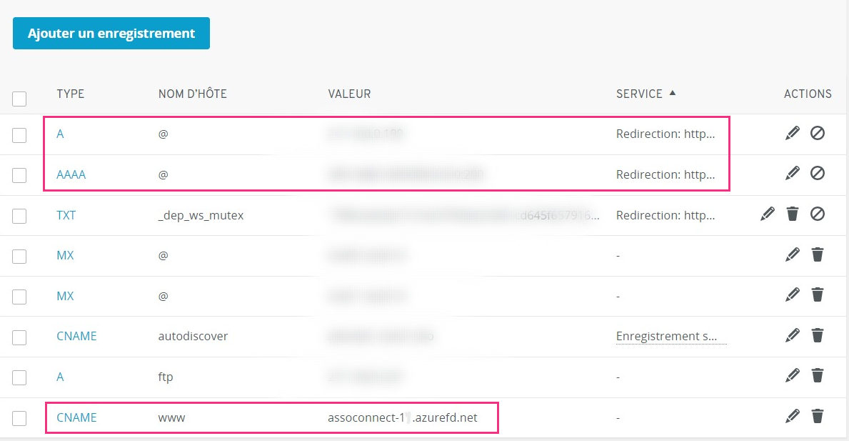 Ajouter un enregistrement CNAME chez IONOS – Centre d'Aide