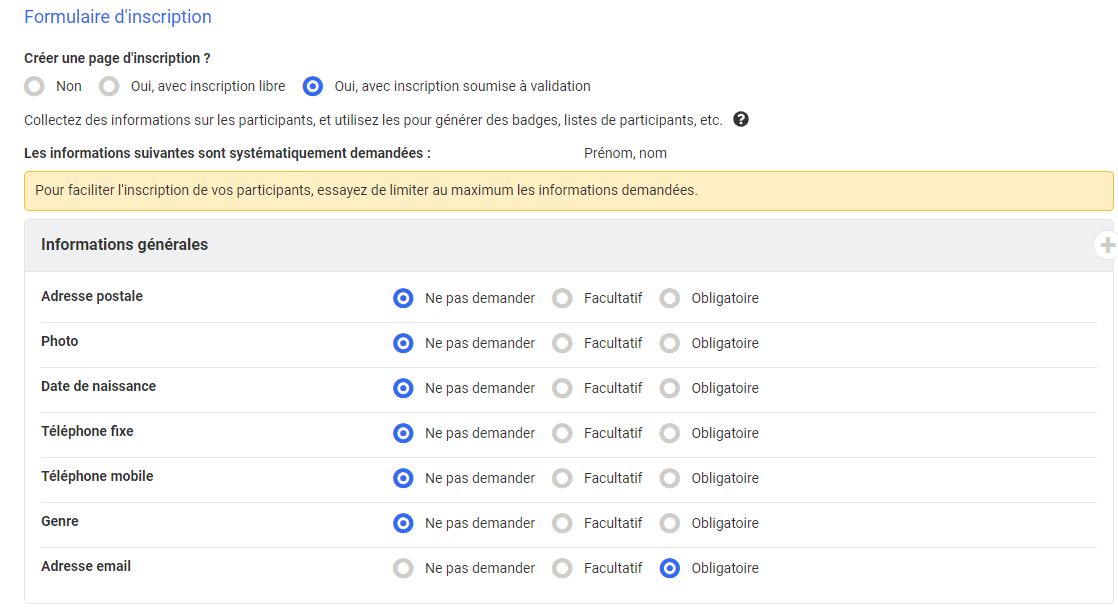 Créer une page de connexion / d'inscription – Centre d'Aide